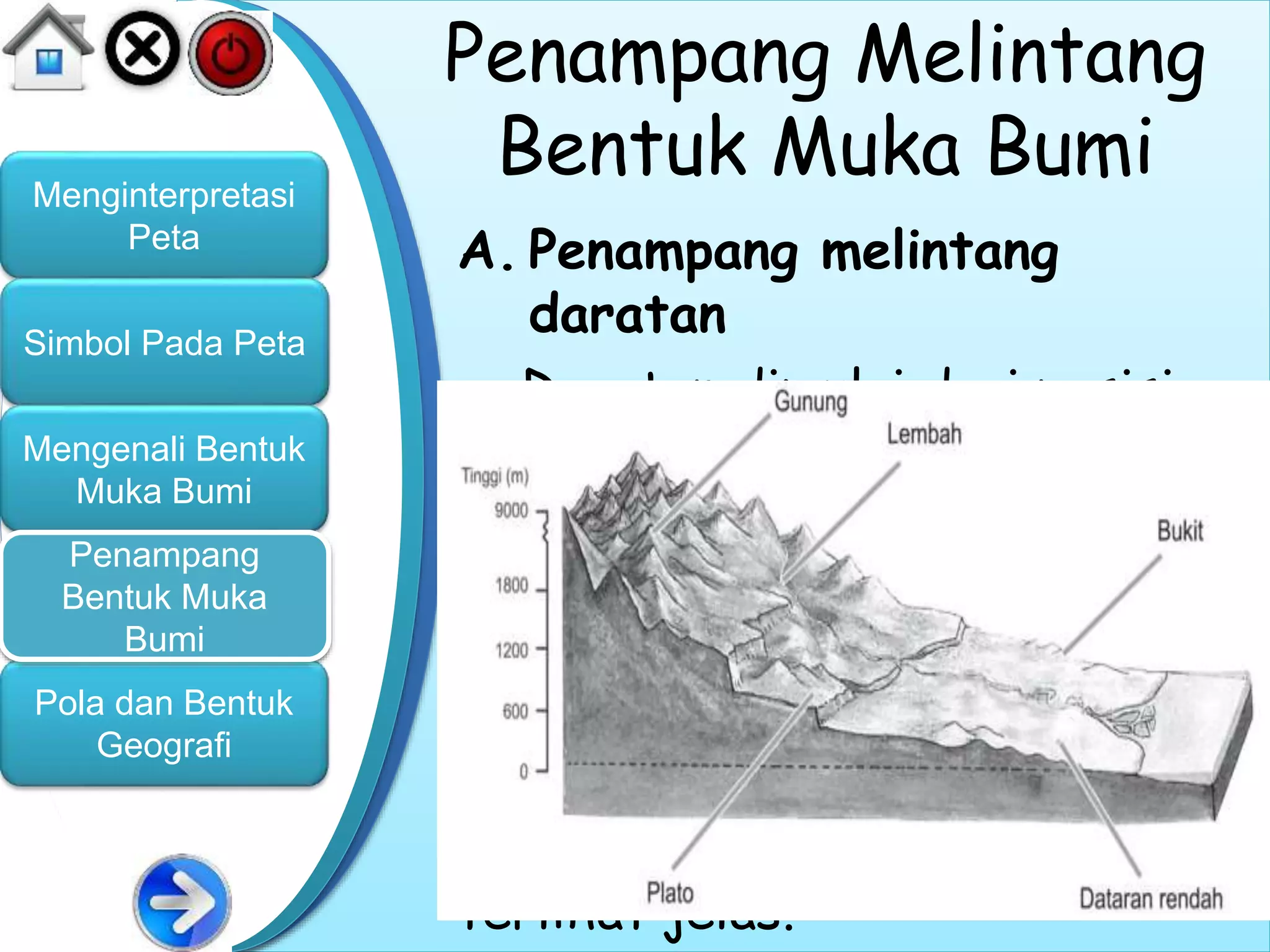 Bentuk dan pola muka bumi IPS SMP | PPTX