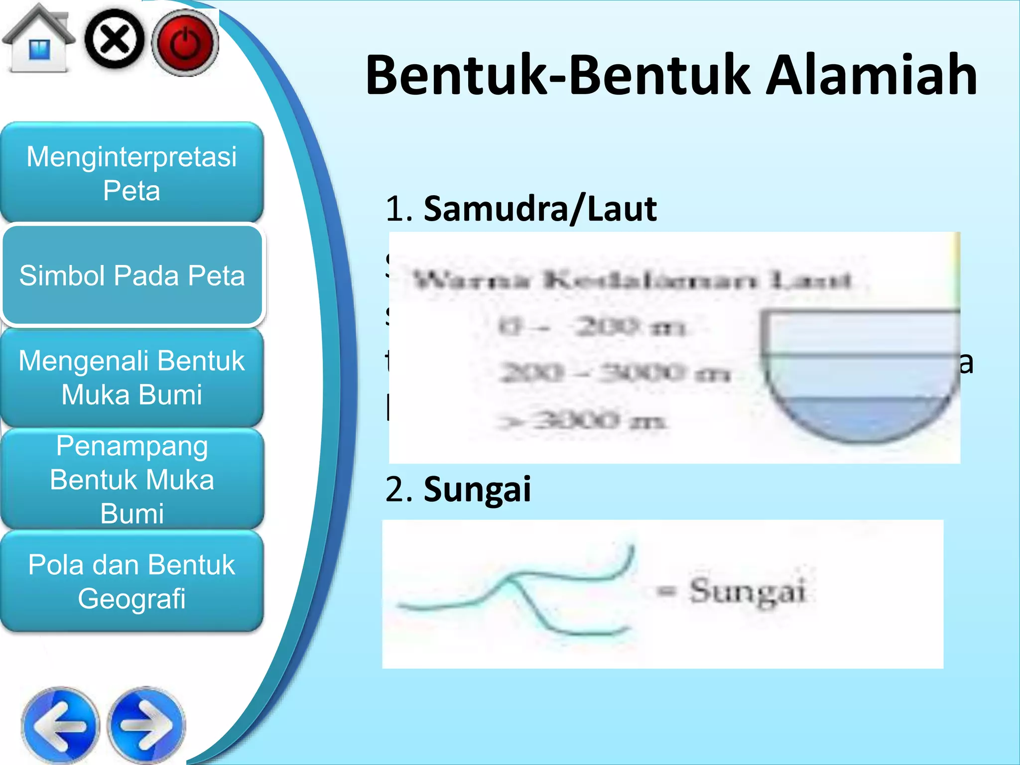 Bentuk dan pola muka bumi IPS SMP | PPTX