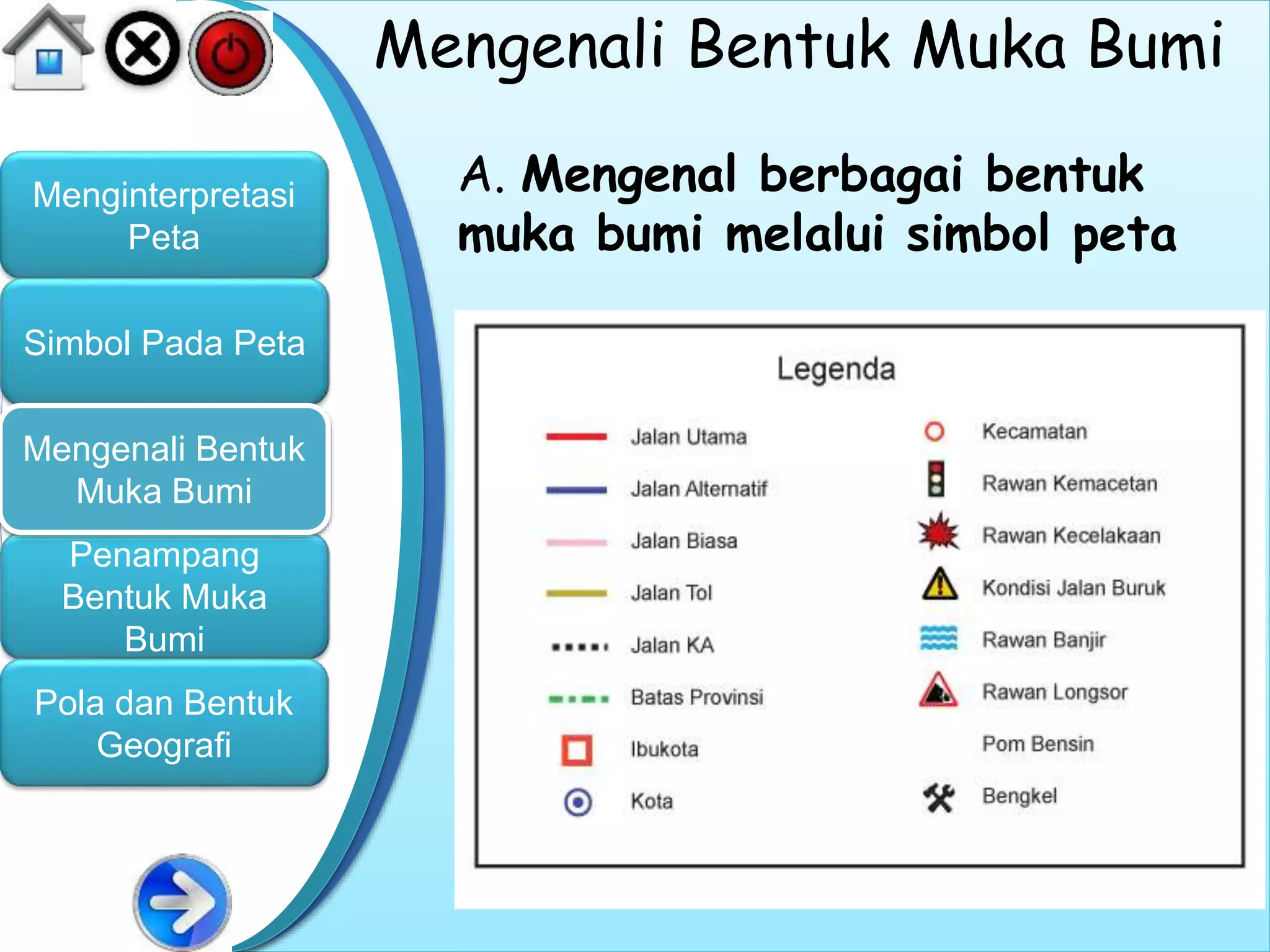 Bentuk dan pola muka bumi IPS SMP | PPTX