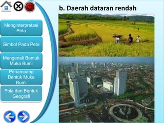 Bentuk dan pola muka bumi IPS SMP | PPTX