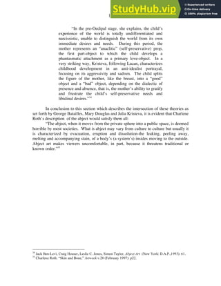 Abject Bodies Abject Art | PDF