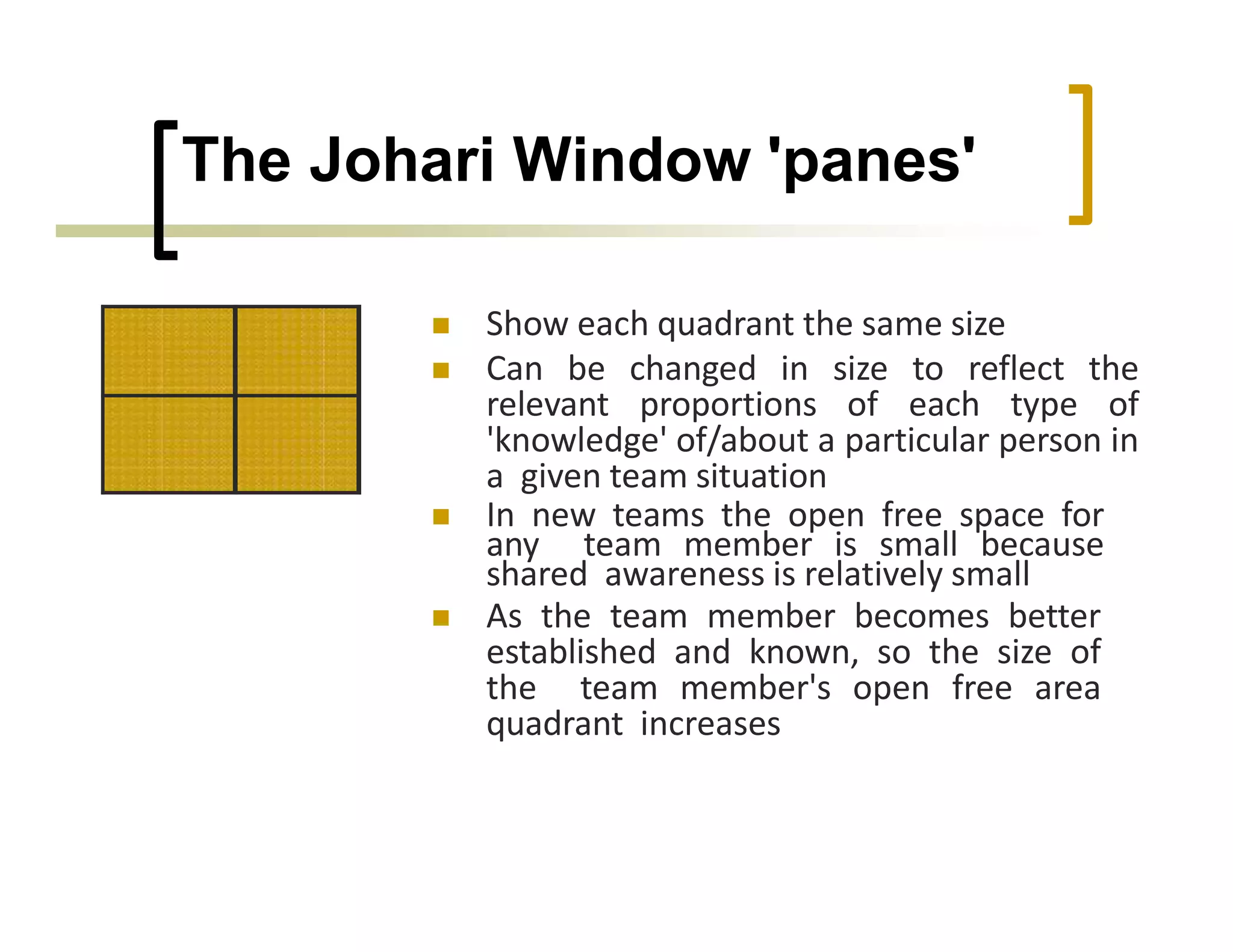 Johari Window | PPTX