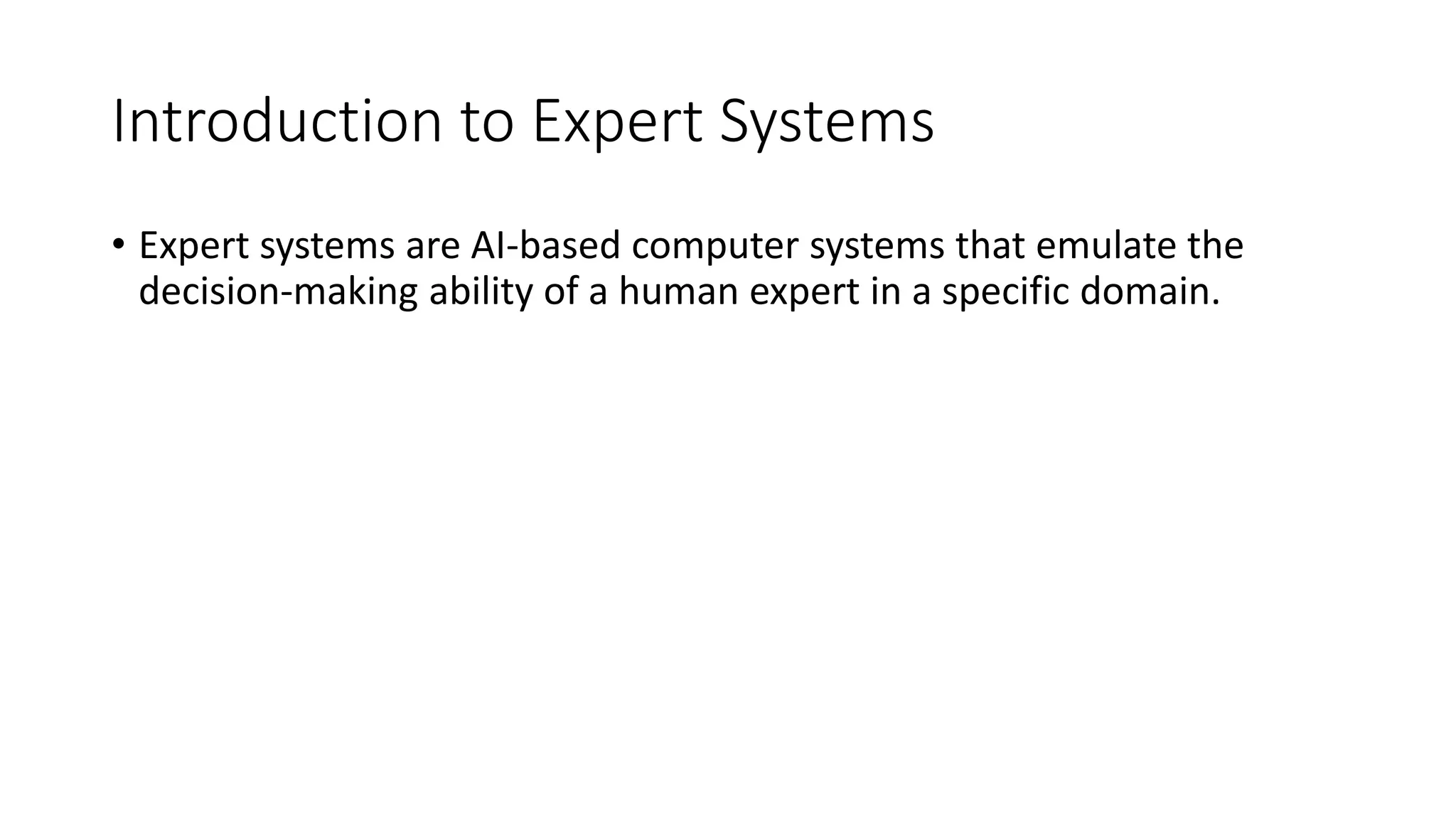 expert_system_functionality_&_Benifietes of expert system | PPT