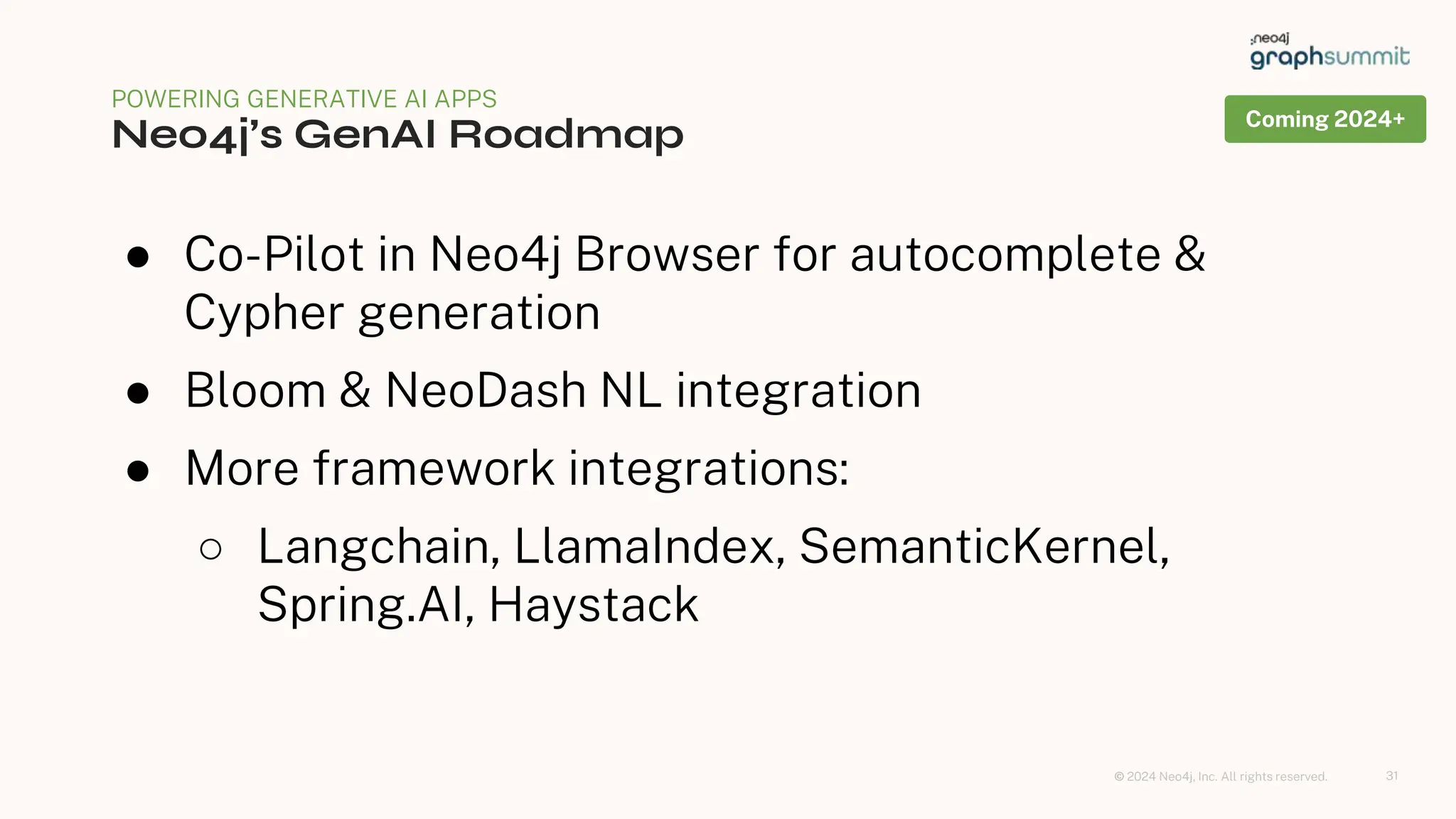 GraphSummit Copenhagen 2024 - Neo4j Vision and Roadmap.pptx | Databases | Computer Software and ...