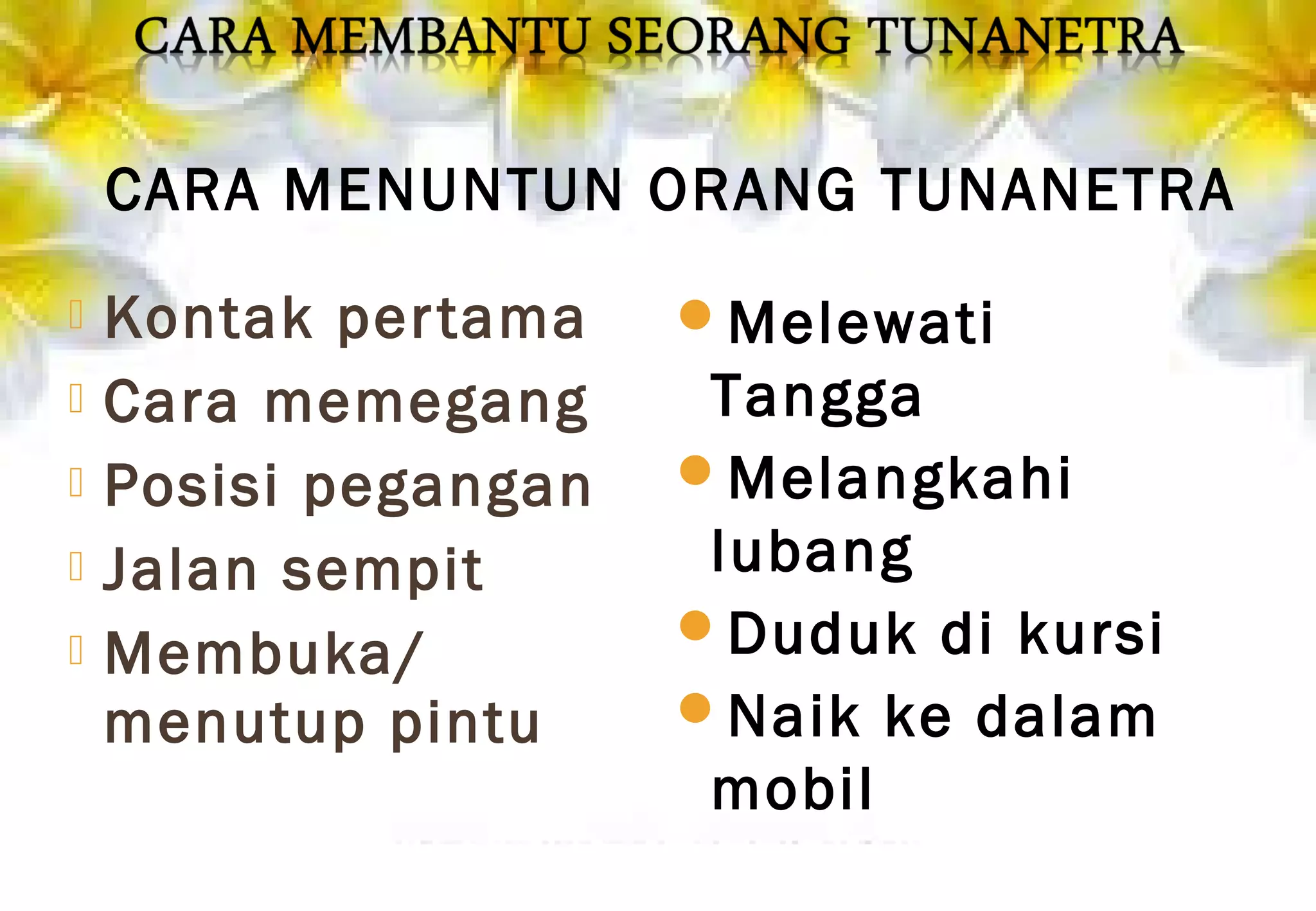 pendidikan anak tuna netra | PPT