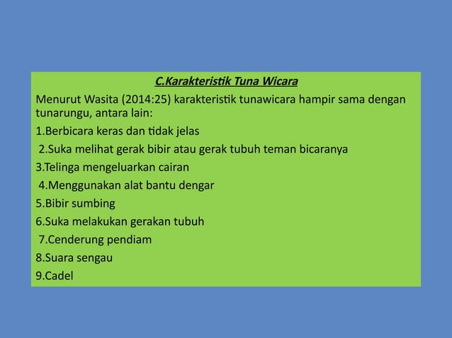 Anak berkebutuhan khusus dari tuna rungu | PPTX