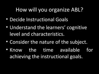 Activity Based Learning | PPT