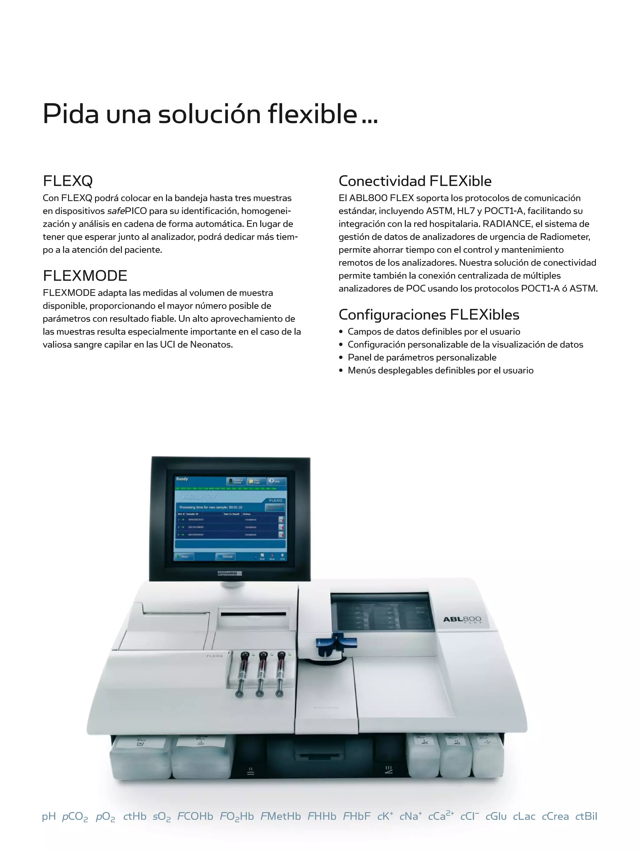 RADIOMETER ABL800 flex - folleto | PDF