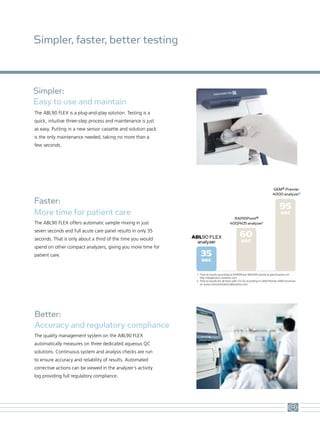 Abl90 brochure | PDF