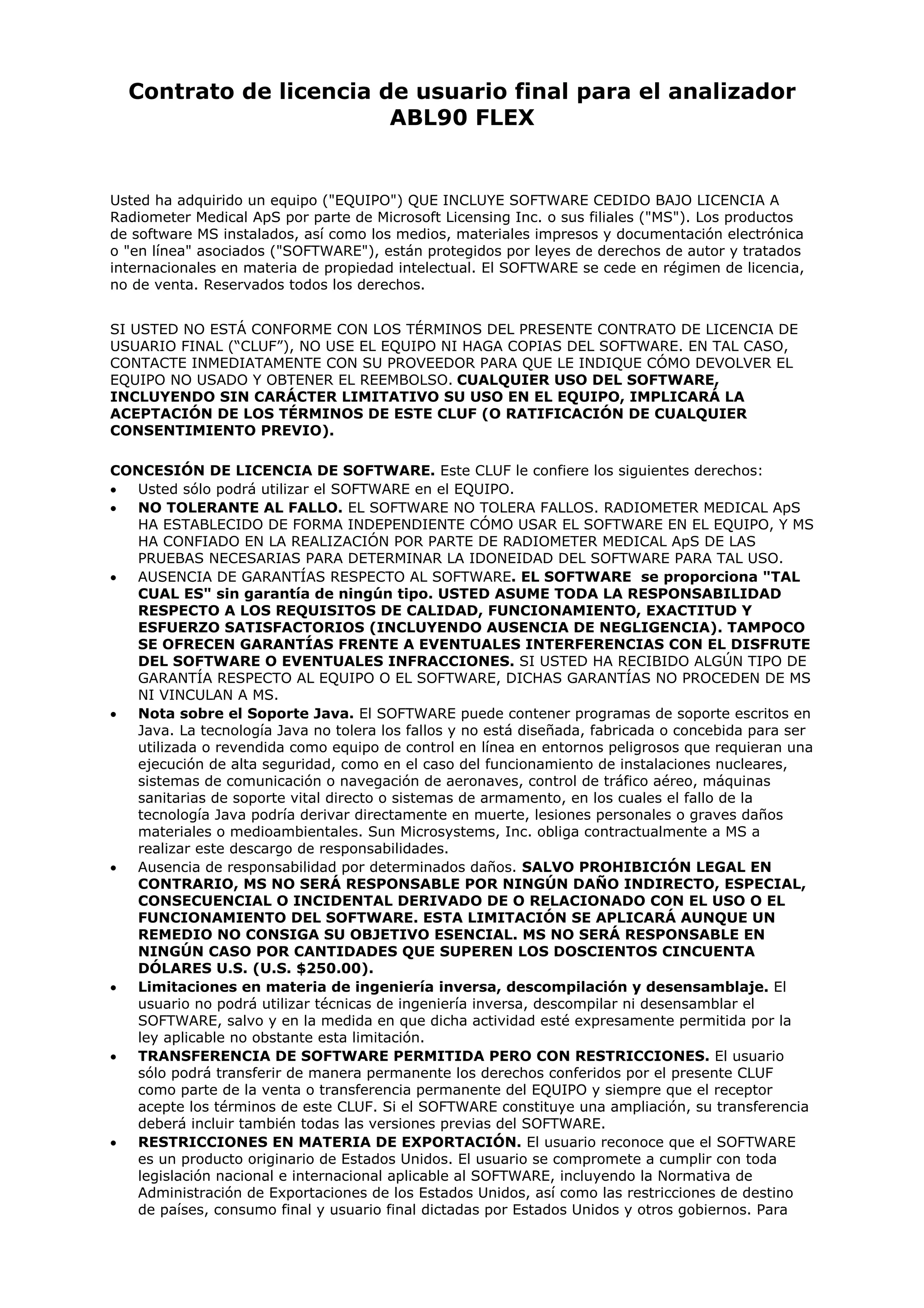 RADIOMETER ABL90 flex manual de usuario | PDF