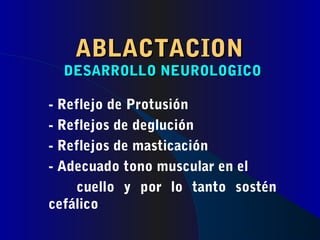 Ablactacion | PPT