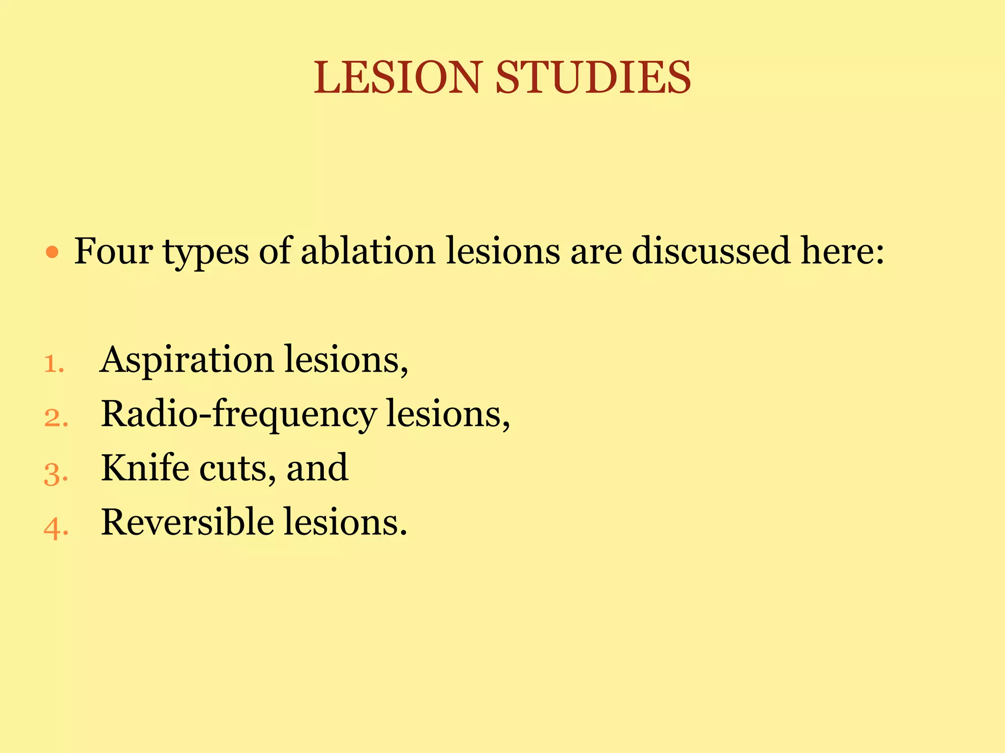 Ablation & lesion | PPTX