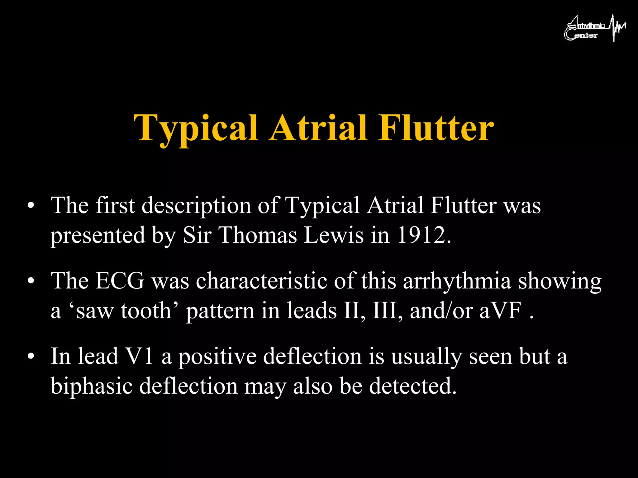 Ablation of atypical flutter | PPTX