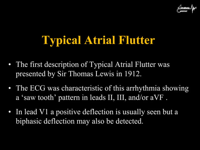 Ablation of atypical flutter | PPTX