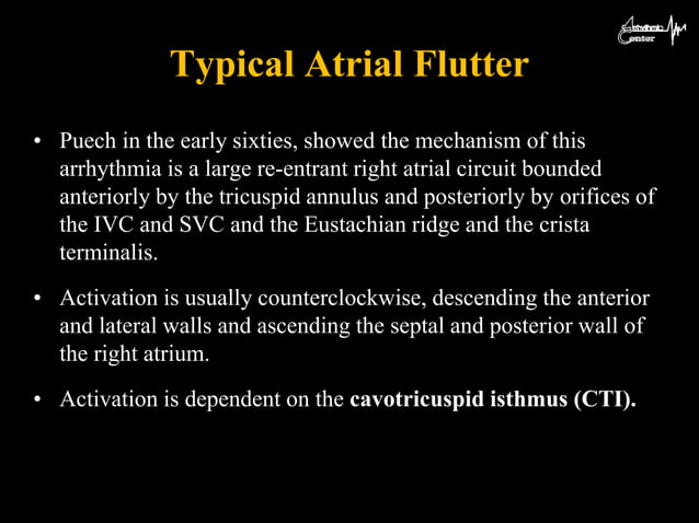 Ablation of atypical flutter | PPTX