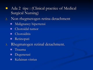 Ablatio retina | PPT