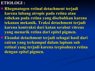 Ablatio retina | PPT