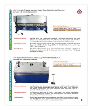 ABL Machine Tools-General Catalogue | PDF