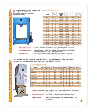 ABL Machine Tools-General Catalogue | PDF