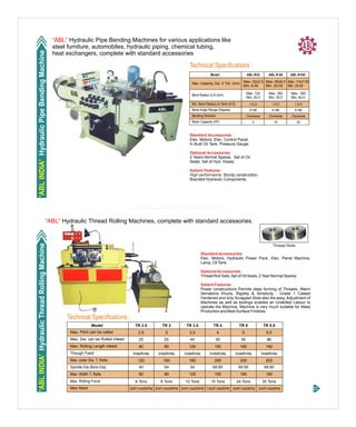 ABL Machine Tools-General Catalogue | PDF