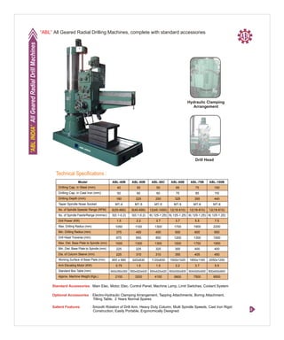ABL Machine Tools-General Catalogue | PDF