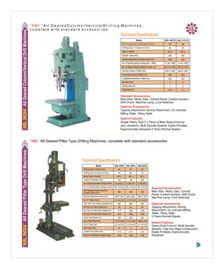 ABL Machine Tools-General Catalogue | PDF