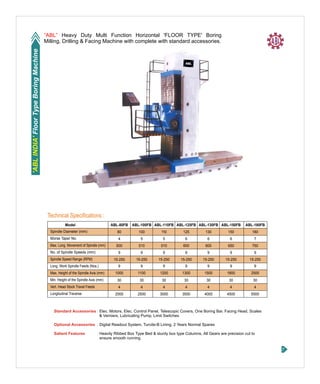 ABL Machine Tools-General Catalogue | PDF