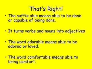 -able | PPT