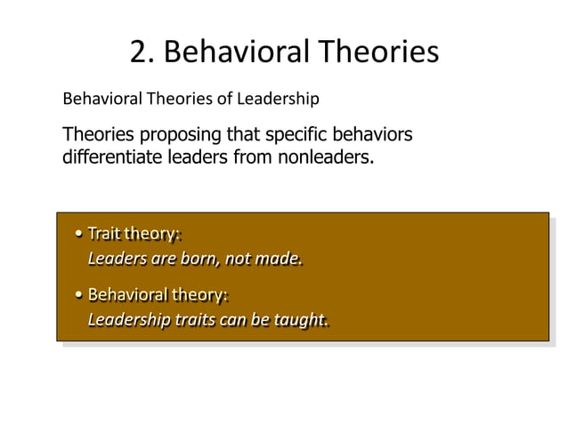 Leadership Concept, Theories and Styles | PPTX