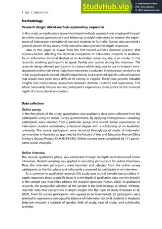 A Blessing In Disguise Beyond Cross-Cultural Online Supervision | PDF