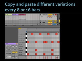 Ableton Lesson 1 Beat Making (electronic music lab) | PPT