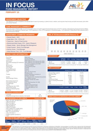 Feb 2023. ABL Funds Manager Report Conventional | PDF