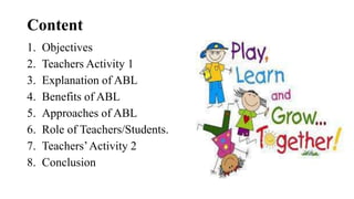 Activity based learning in Early Childhood Education.PPTX