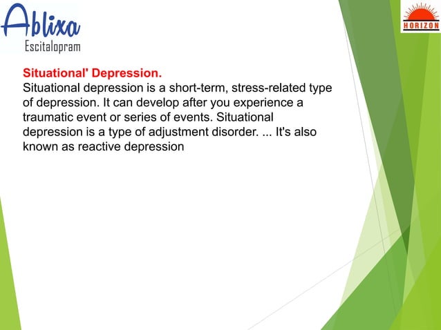 Ablixa ppt (Escitalopram) | PPT