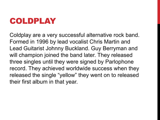 A blood rush to the head | PPTX | Alternative Rock | Rock Music