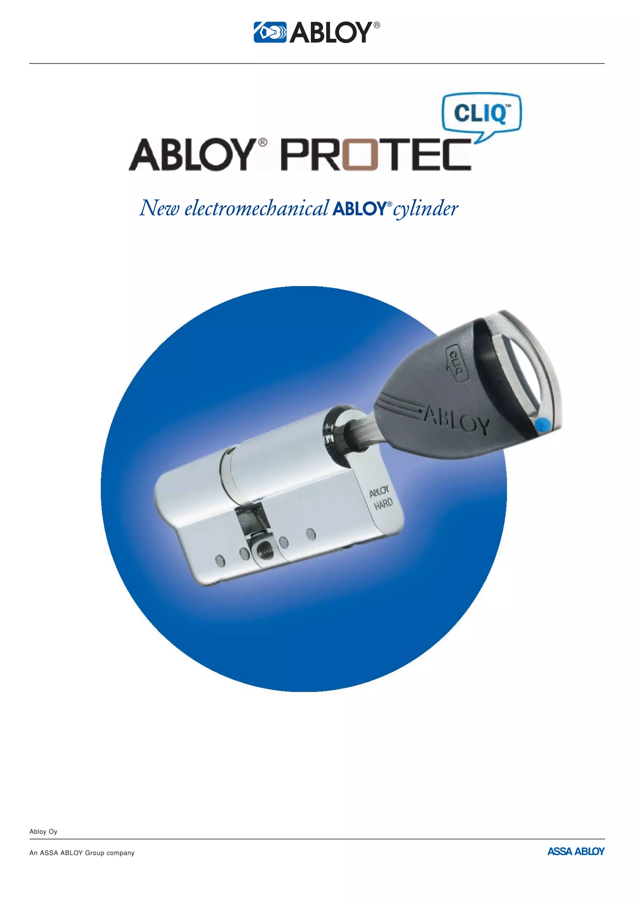 Abloy Smart Disc | PDF