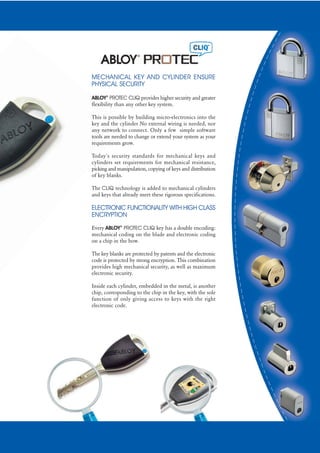 Abloy Smart Disc | PDF