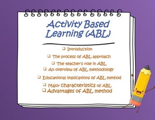 Activity based learning - Students centered learning method | PPTX
