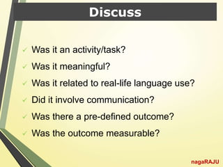 Activity Based Language Teaching | PPTX