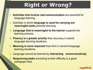 Activity Based Language Teaching | PPTX