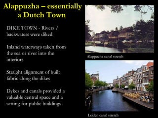 A blueprint for conserving the historic canal precinct of alappuzha ...