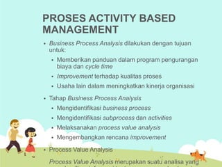 Activity Based Management | PPTX