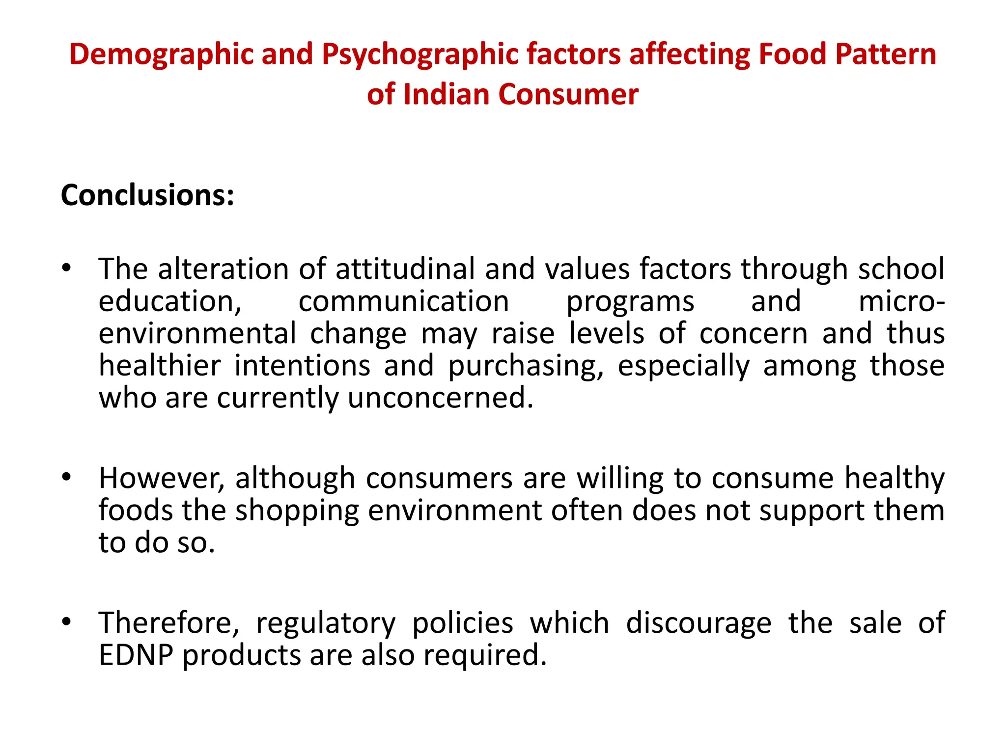 ABM-910 6. Demographic and Psychographic factors affecting Food Pattern ...