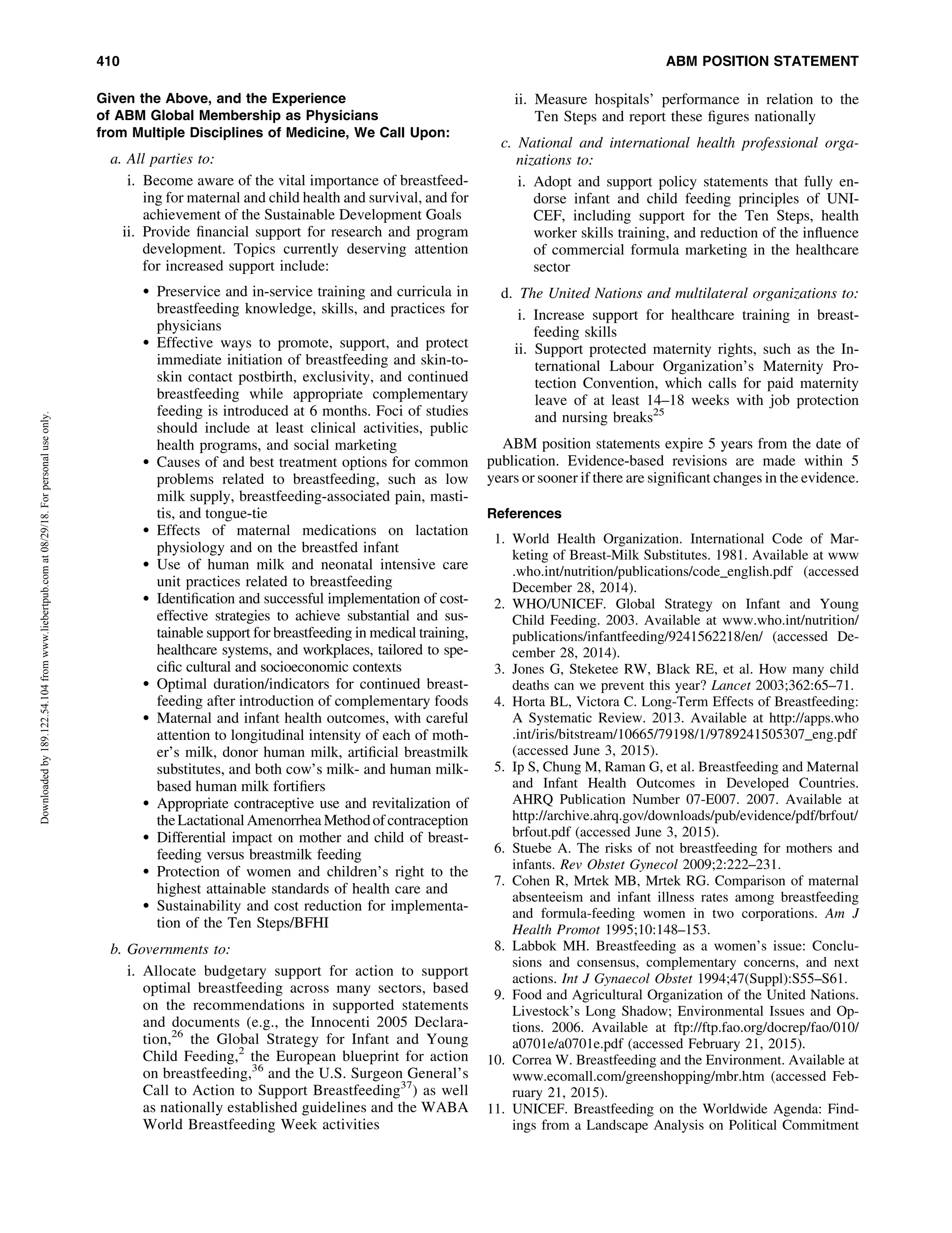 ABM - Academy of Breastfeeding Medicine / Academia de Medicina da ...