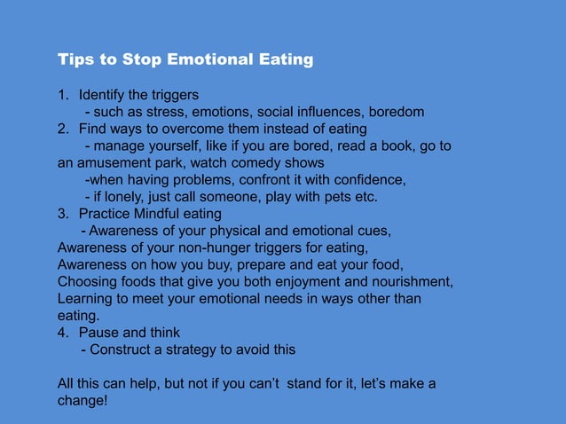 Eating disorder and four types of eating | PPTX