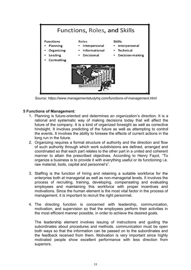 ABM 11_ORGANIZATION AND MANAGEMENT_Q1_W1_Mod1.pdf | Executive ...