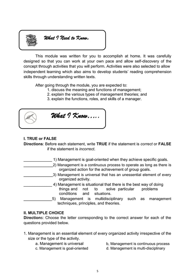 ABM 11_ORGANIZATION AND MANAGEMENT_Q1_W1_Mod1.pdf | Executive Leadership & Management | Business