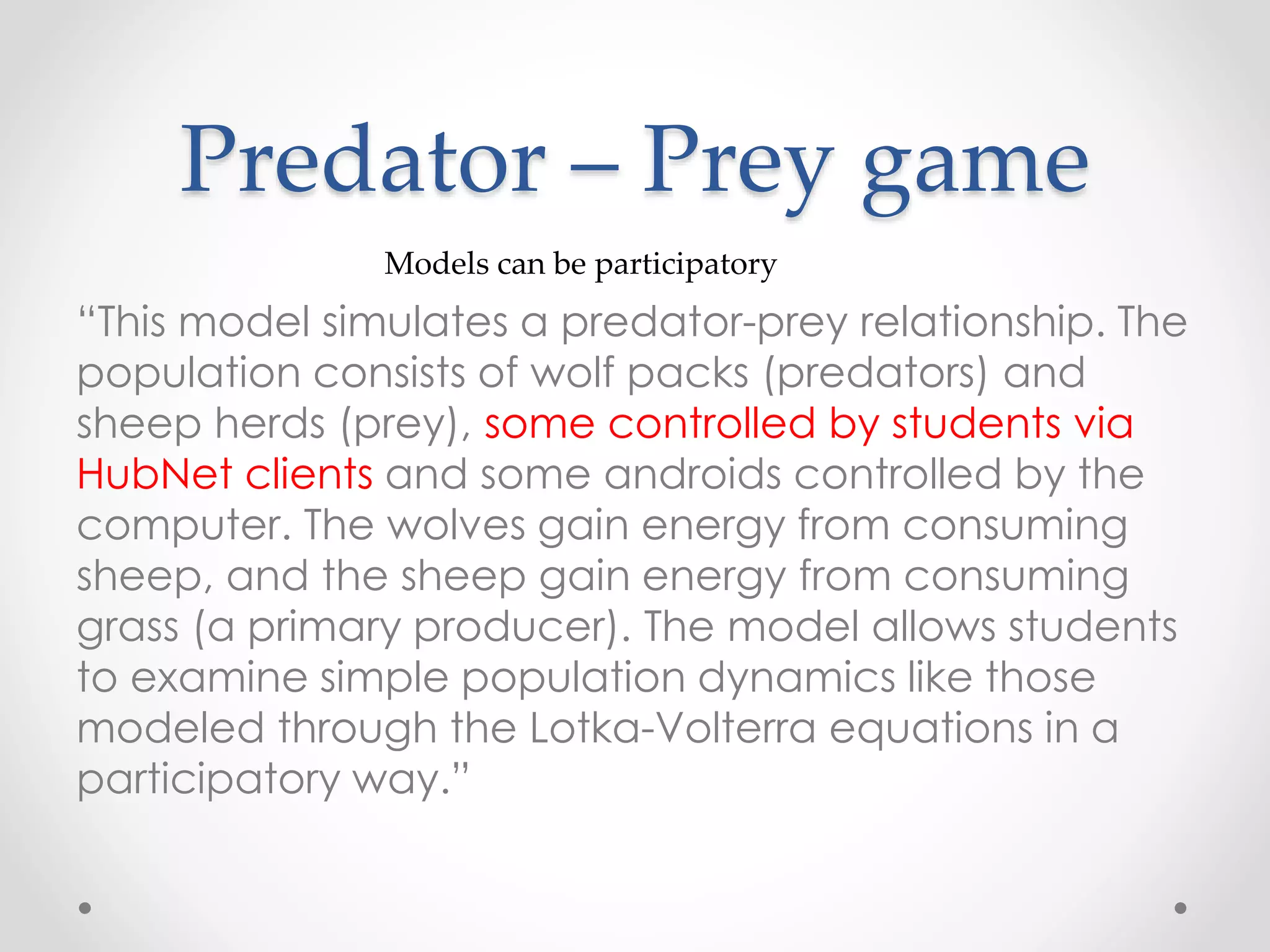 Agent Based Models | PPTX