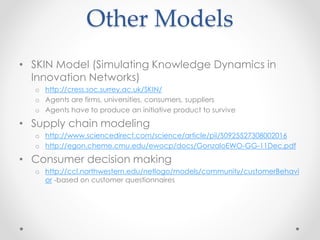 Agent Based Models | PPTX
