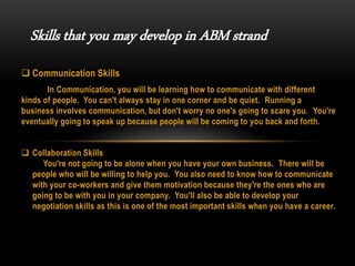 ABM Strand | PPTX